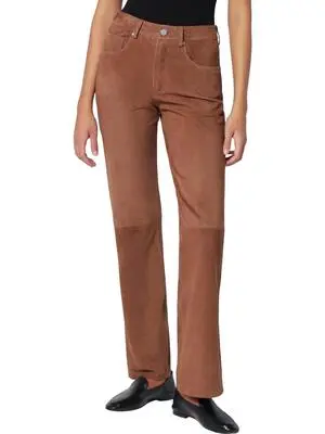 ARMA Beige Jean Trousers In Suede Black