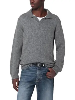 ROBERTO COLLINA Mélange Wool Sweater - Grey
