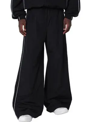 Balenciaga Track Trousers In Cotton Blend - Black