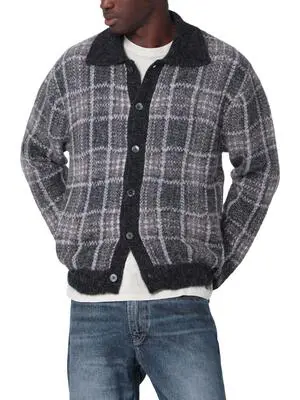 Our Legacy Checked Evening Polo Sweater In Alpaca Blend - Multicolor