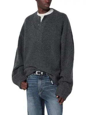 REPRESENT Dark Wool-blend Sweater - Grey