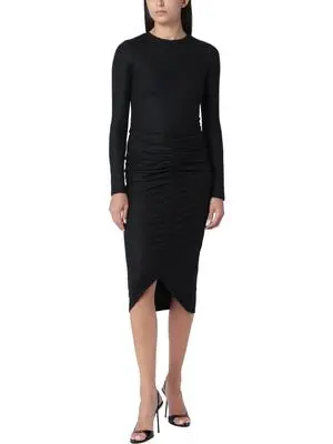 ISABEL MARANT ÉTOILE Dylin Black Jersey Dress