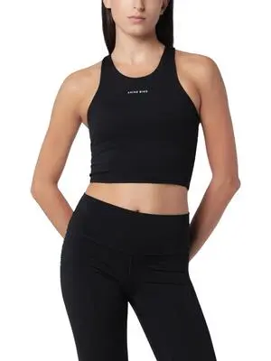 ANINE BING Elina Sports Top In Technical Jersey - Black