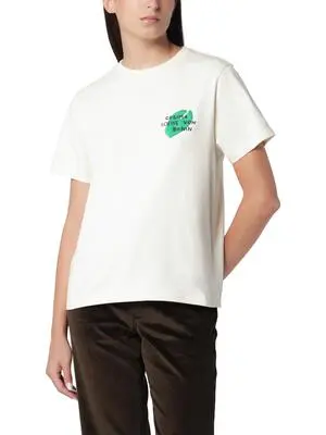 LOEWE Ecru Cotton T-shirt