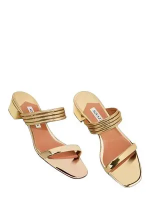 AQUAZZURA Collier Sandals 35