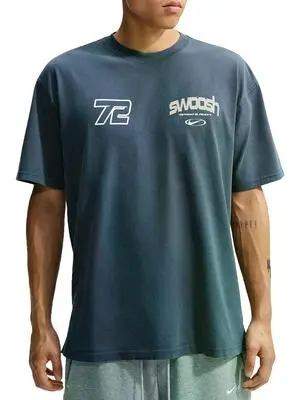 Nike Graphic-print Loose-fit T-shirt - Blue