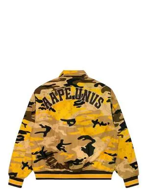 AAPE BY *A BATHING APE Aapeunvs Camouflage-print Bomber Jacket - Yellow