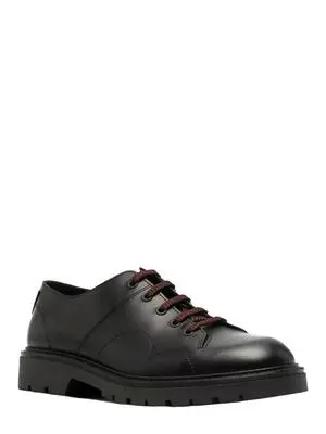 Paul Smith Ernie Panelled Leather Derby Shoes - Black