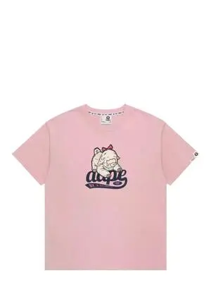 AAPE BY *A BATHING APE Graphic-print T-shirt - Pink