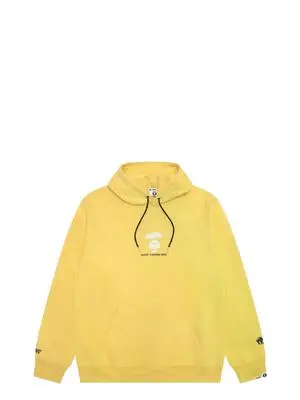 AAPE BY *A BATHING APE Logo-print Drawstring Hoodie - Yellow