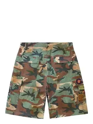 VALE FOREVER Valley Dreams Patch-embellished Shorts - Green
