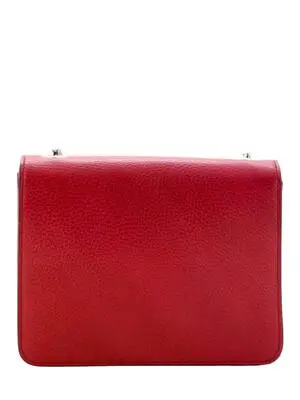 Gucci Interlocking Leather Small Shoulder Bag - Red
