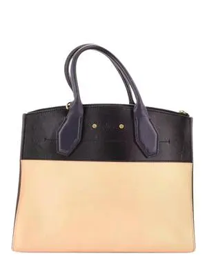 LOUIS VUITTON City Steamer Handbag Leather Mm Tote Bag - Multicolour