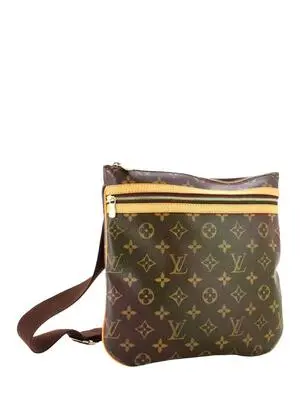 LOUIS VUITTON Bosphore Pochette Monogram Canvas Crossbody Bag - Brown