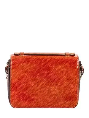 LOUIS VUITTON Pochette Metis Shiny Epi Leather With Reverse Monogram Canvas Mini Crossbody Bag - Brown