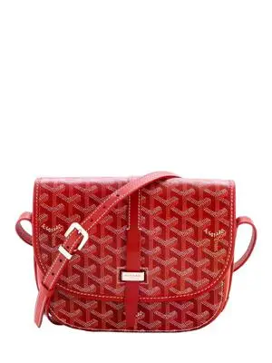 Goyard Belvedere Ii Messenger Bag Coated Canvas Pm Crossbody Bag Red