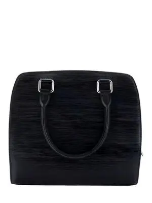 LOUIS VUITTON Pont Neuf Handbag Epi Leather Pm Satchel - Black