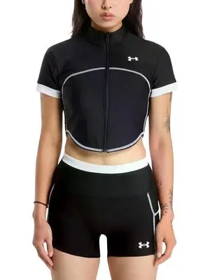 Under Armour Heatgear Cropped T-shirt - Black