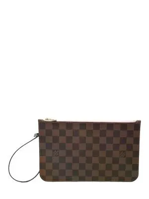 LOUIS VUITTON 2019 Damier Ebene Neverfull Mm Pouch - Brown