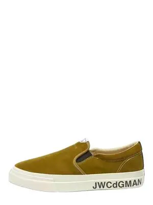 Junya Watanabe Stepney Workers Club Suede Slip-on Sneakers - Brown