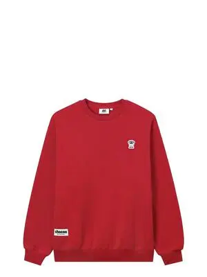 CHOCOOLATE Logo-patch Sweatshirt - Red
