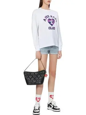 AAPE BY *A BATHING APE Logo-print T-shirt - White
