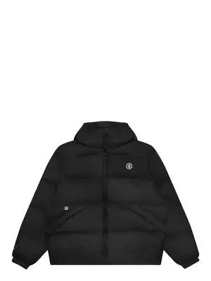 AAPE BY *A BATHING APE Quilted Hooded Puffer Jacket - Black