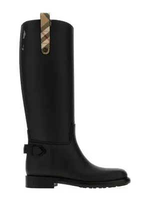 Burberry Burberry Women Black Rubber Boots Black