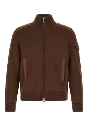 Moncler Padded Cardigan - Brown