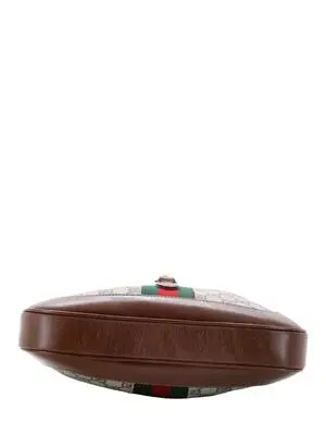 Gucci Jackie 1961 Gg Coated Canvas Small Hobo Bag - Brown