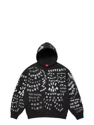 Supreme Too Deadly Hoodie - Black