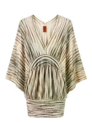 Missoni Zig Zag Kaftan Dress - Pink