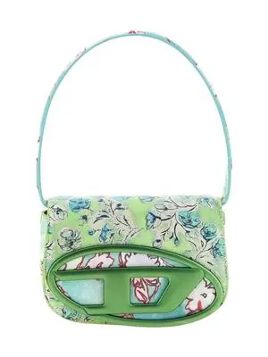 DIESEL® 1dr-iconic Shoulder Bag With Floral Print Green