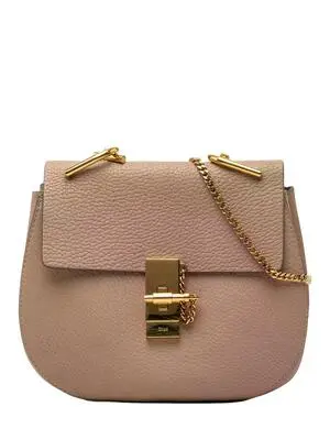 CHLOÉ 2016 Small Grained Lambskin Drew Crossbody Bag