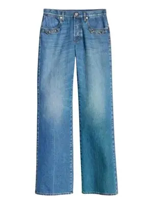 Gucci Horsebit Flared Jeans - Blue