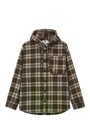 CHOCOOLATE Check-pattern Hooded Jacket