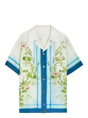 CHE Bloom Print Shirt - White