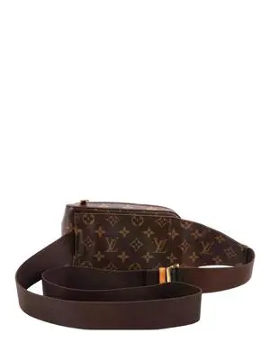LOUIS VUITTON Geronimos Waist Bag Monogram Canvas Belt Bag - Brown