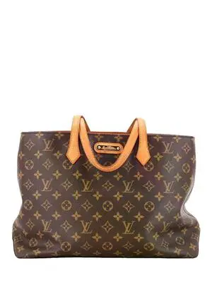 LOUIS VUITTON Wilshire Handbag Monogram Canvas Mm Tote Bag - Brown