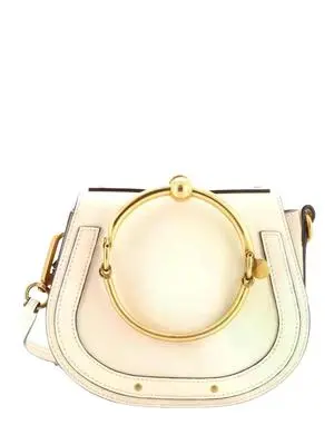 Chloé Nile Leather Small Crossbody Bag - Neutrals