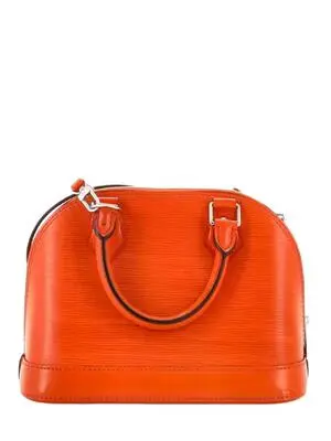 LOUIS VUITTON Alma Handbag Epi Leather Bb Satchel - Orange