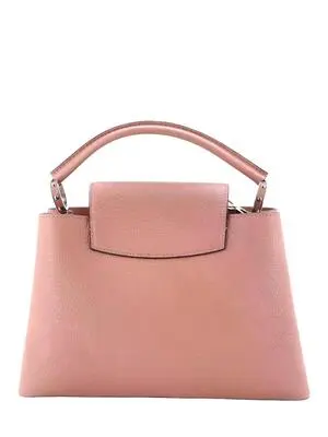 LOUIS VUITTON Capucines Bag Leather Pm Satchel