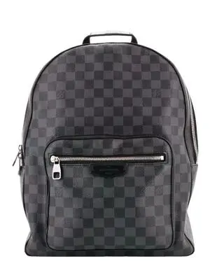 LOUIS VUITTON Josh Damier Graphite Backpack - Black