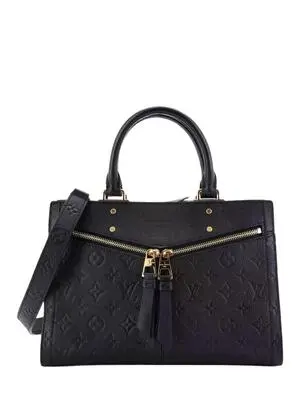 LOUIS VUITTON Sully Monogram Empreinte Leather Pm Tote Bag - Black