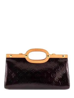LOUIS VUITTON Roxbury Drive Handbag Monogram Vernis Satchel - Red