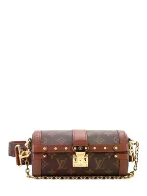 LOUIS VUITTON Papillon Trunk Bag Monogram Canvas Shoulder Bag - Brown
