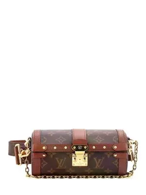LOUIS VUITTON Papillon Trunk Bag Monogram Canvas Shoulder Bag - Brown