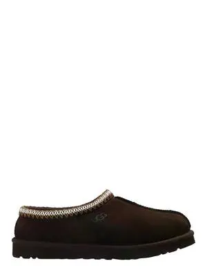 UGG Tasman Ii Embroidered Suede Slippers - Brown