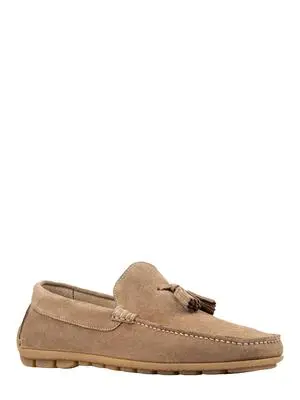 DONALD PLINER Octavius Tassel Driving Loafer - Sand