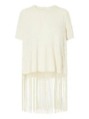 Sea Carlotta Embellished Cotton Blouse - Neutrals